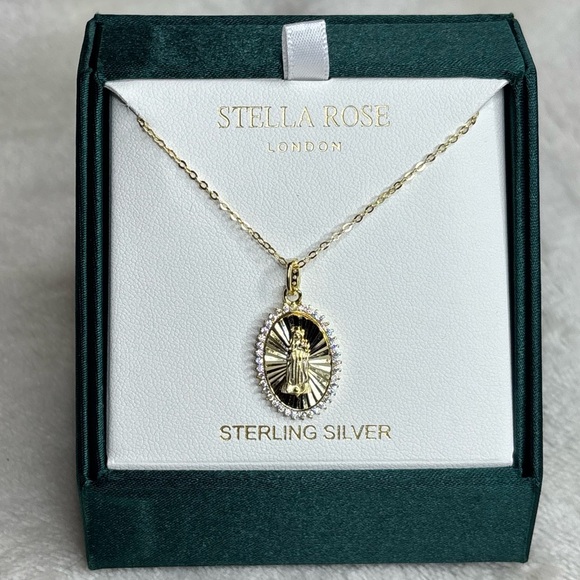 stella rose | Jewelry | Stella Rose London Sterling Silver Gold Tone Cz ...